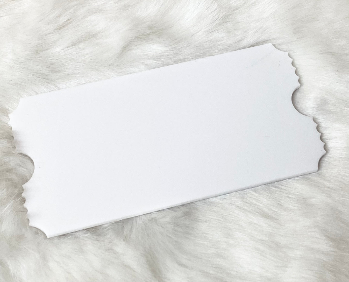 Acrylic Ticket – Best Blanks Wholesale LTD