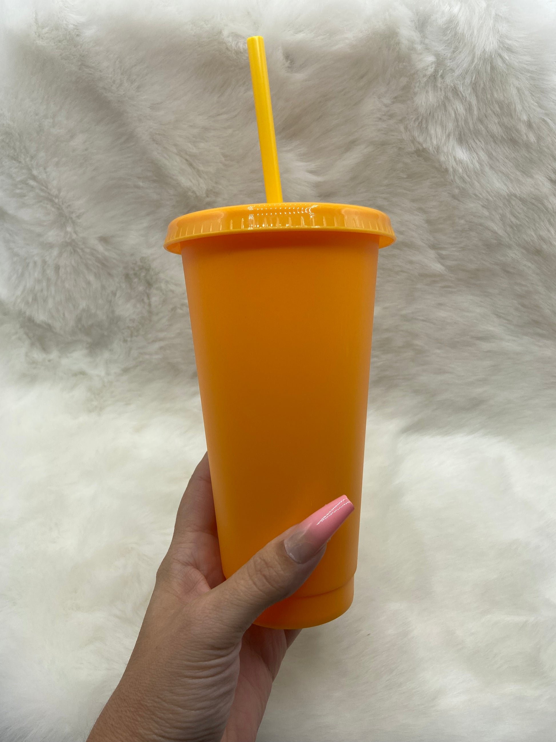 24oz Cold Cup Orange – Best Blanks Wholesale LTD